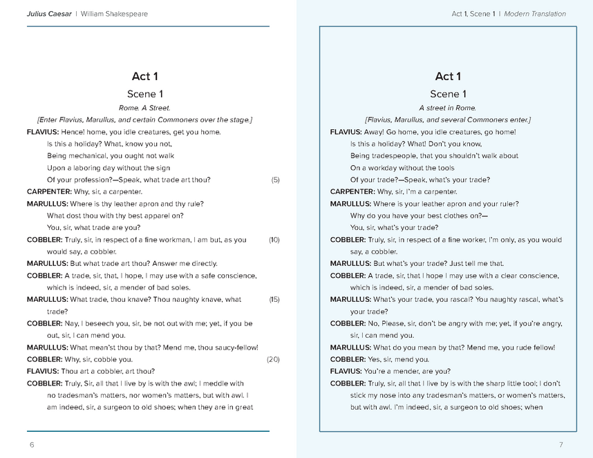 Modern Translation: Julius Caesar - eNotes.com
