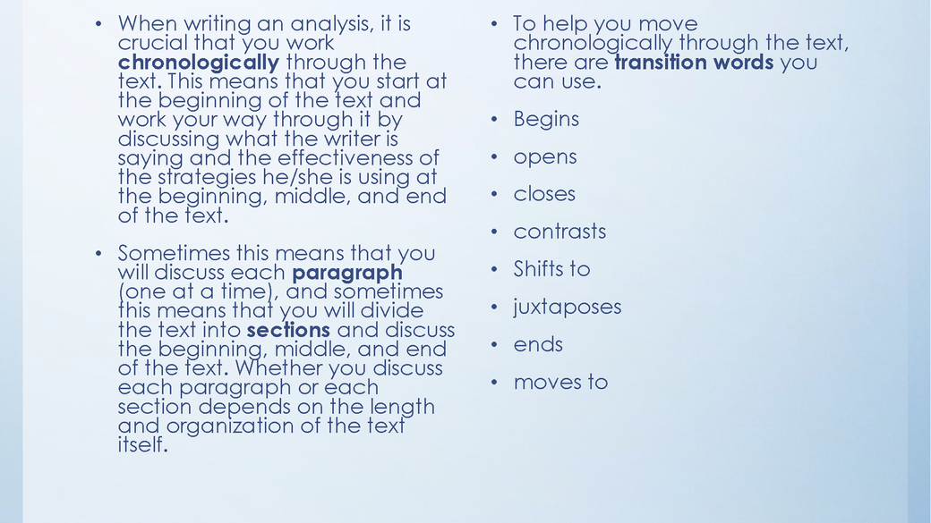 Better Analysis Paragraphs - eNotes.com