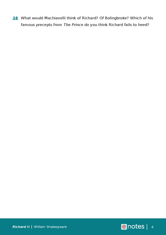 Popular Questions About Richard II - eNotes.com