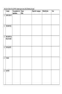 Heart of Darkness Section One Graphic Organizer - eNotes.com