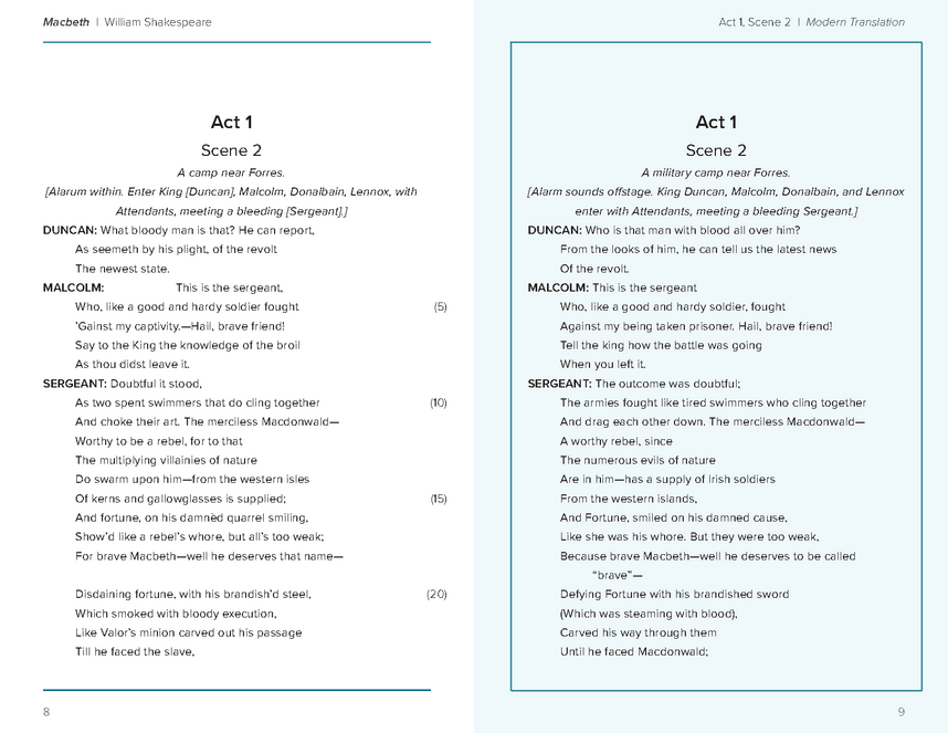 Modern Translation: Macbeth - eNotes.com