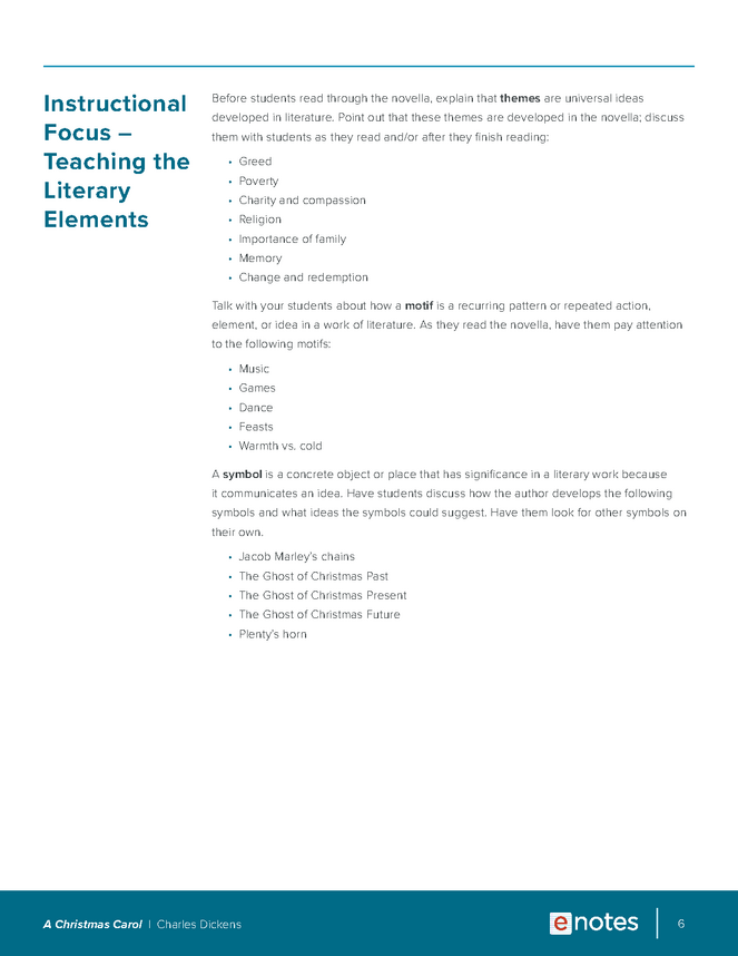 A Christmas Carol eNotes Lesson Plan - eNotes.com