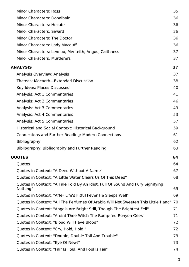 Macbeth Study Guide - eNotes.com