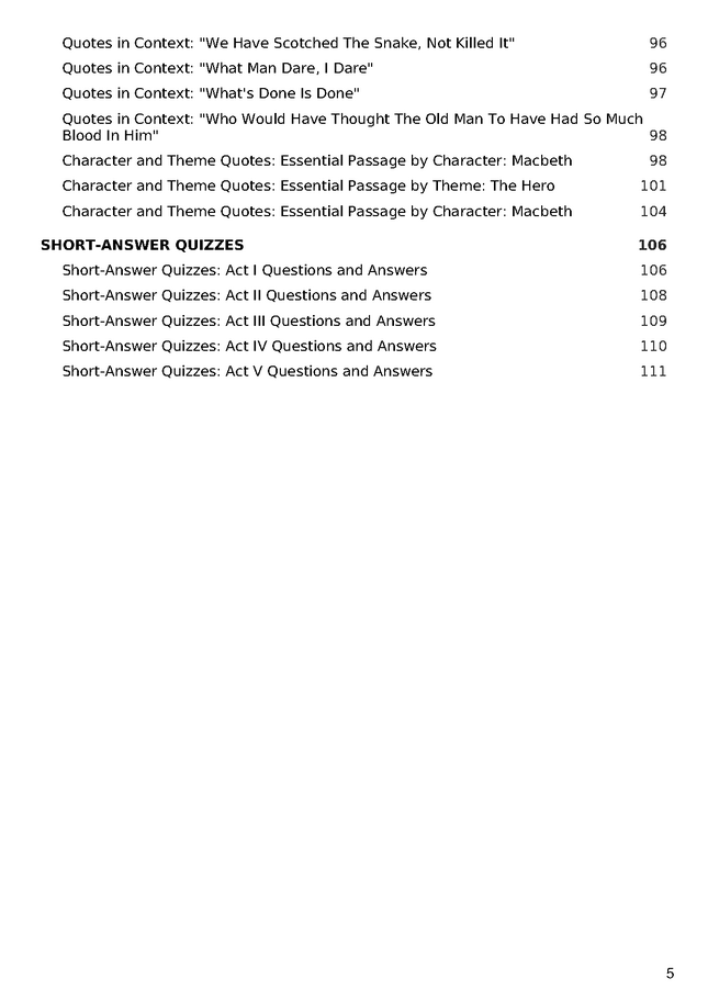 Macbeth Study Guide - eNotes.com