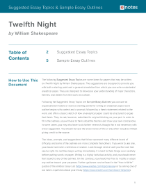 Twelfth Night Summary - eNotes.com
