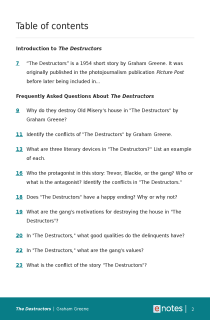 The Destructors Summary - eNotes.com