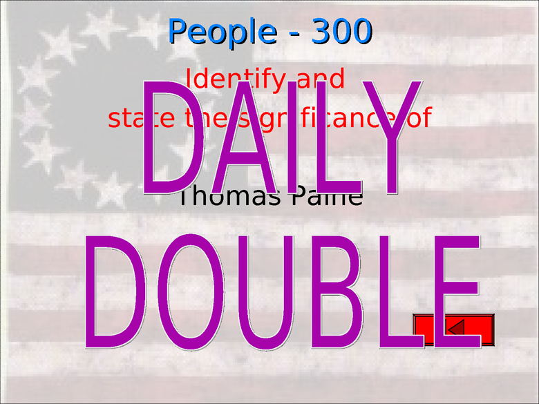 Revolutionary War, Jeopardy Review Game - eNotes.com