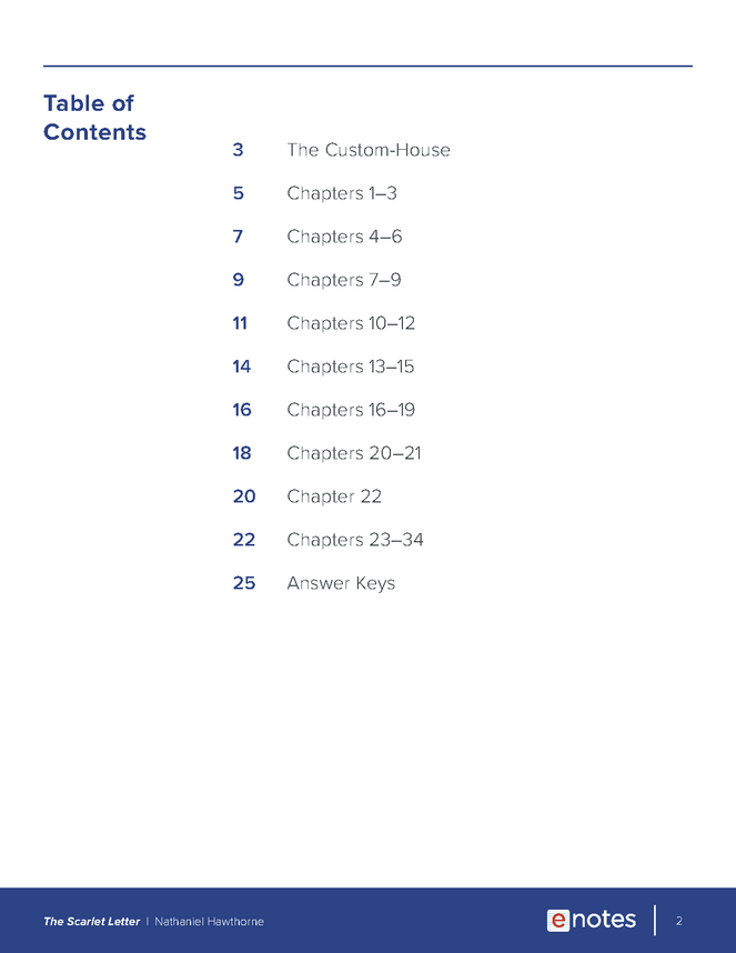 The Scarlet Letter Reading Comprehension Quiz - eNotes.com