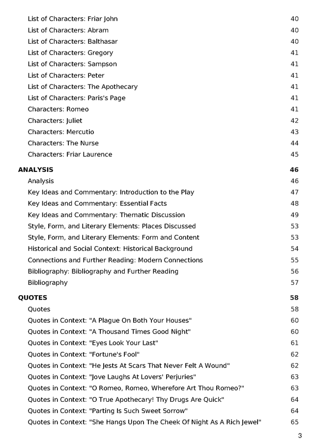 Romeo and Juliet Study Guide - eNotes.com