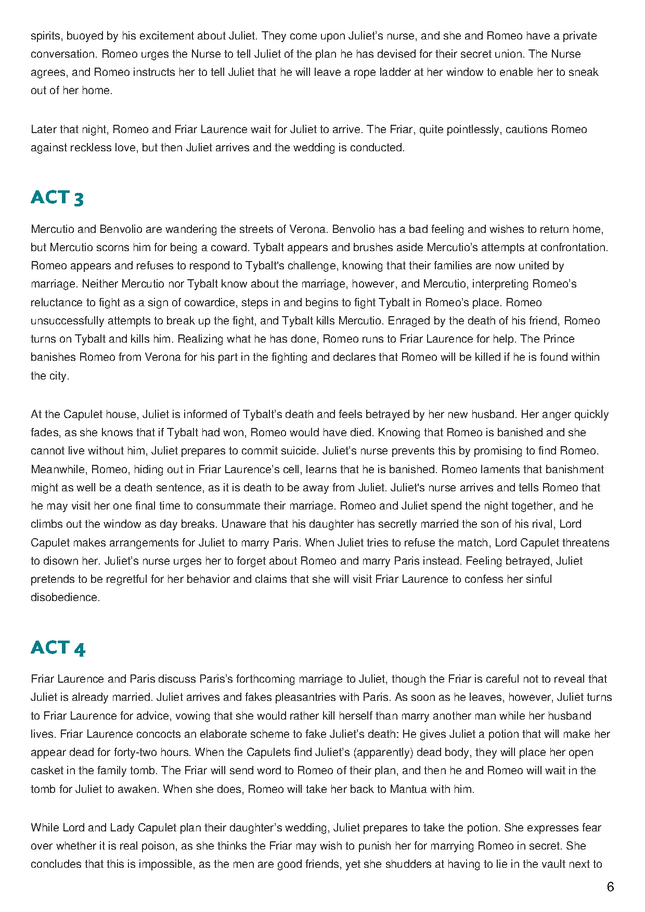 Romeo and Juliet Study Guide - eNotes.com