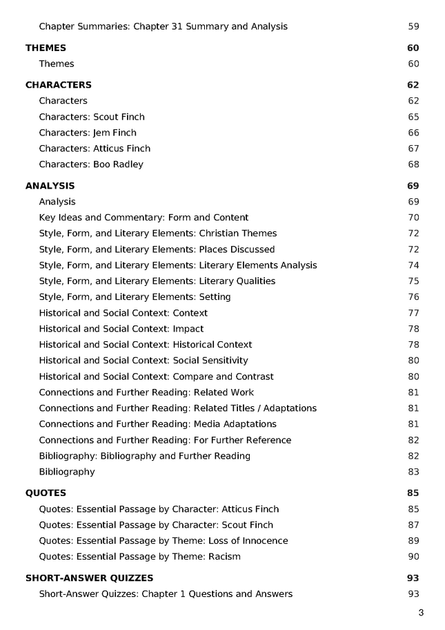 To Kill a Mockingbird Study Guide - eNotes.com