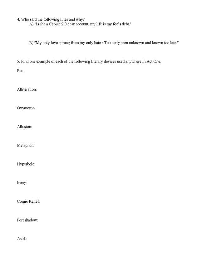 Romeo and Juliet Study Guide - DETAILED Scene-by-Scene Guide with ... Romeo and Juliet Study Guide - DETAILED Scene-by-Scene Guide with ...