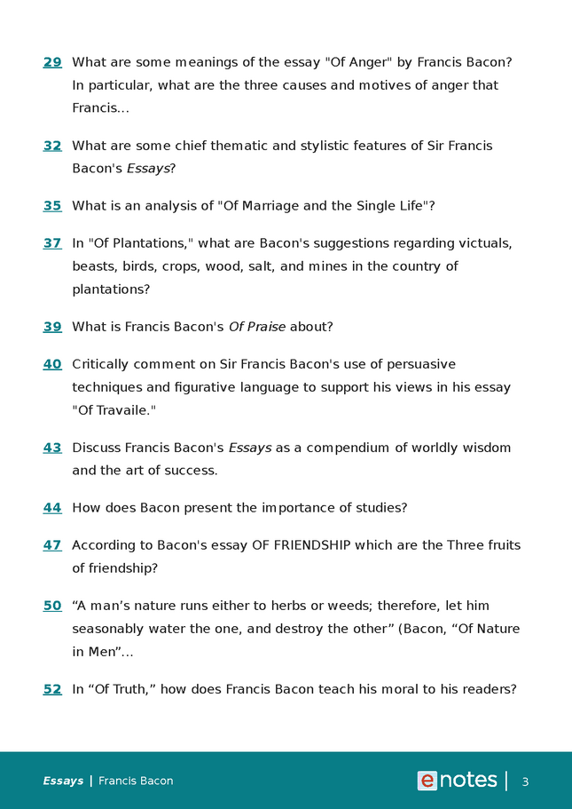 Popular Questions About Essays - eNotes.com