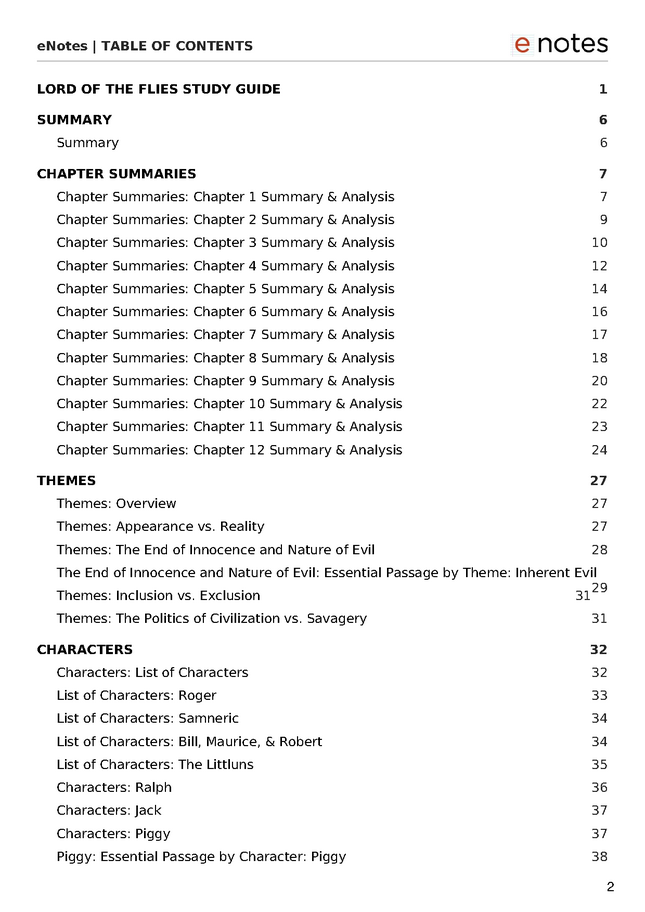 Lord of the Flies Study Guide - eNotes.com