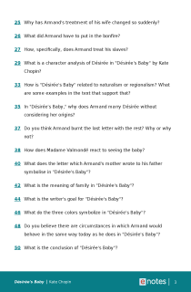 Désirée's Baby Summary - eNotes.com
