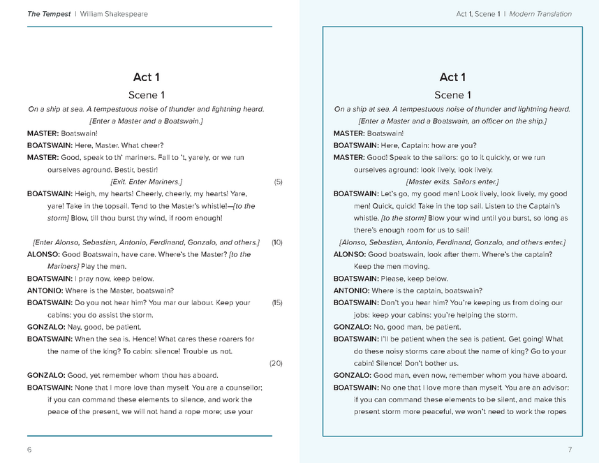 Modern Translation: The Tempest - eNotes.com