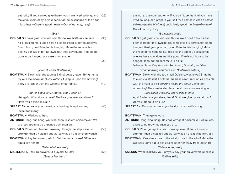 Modern Translation: The Tempest - eNotes.com