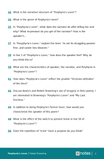 Porphyria's Lover Analysis - eNotes.com